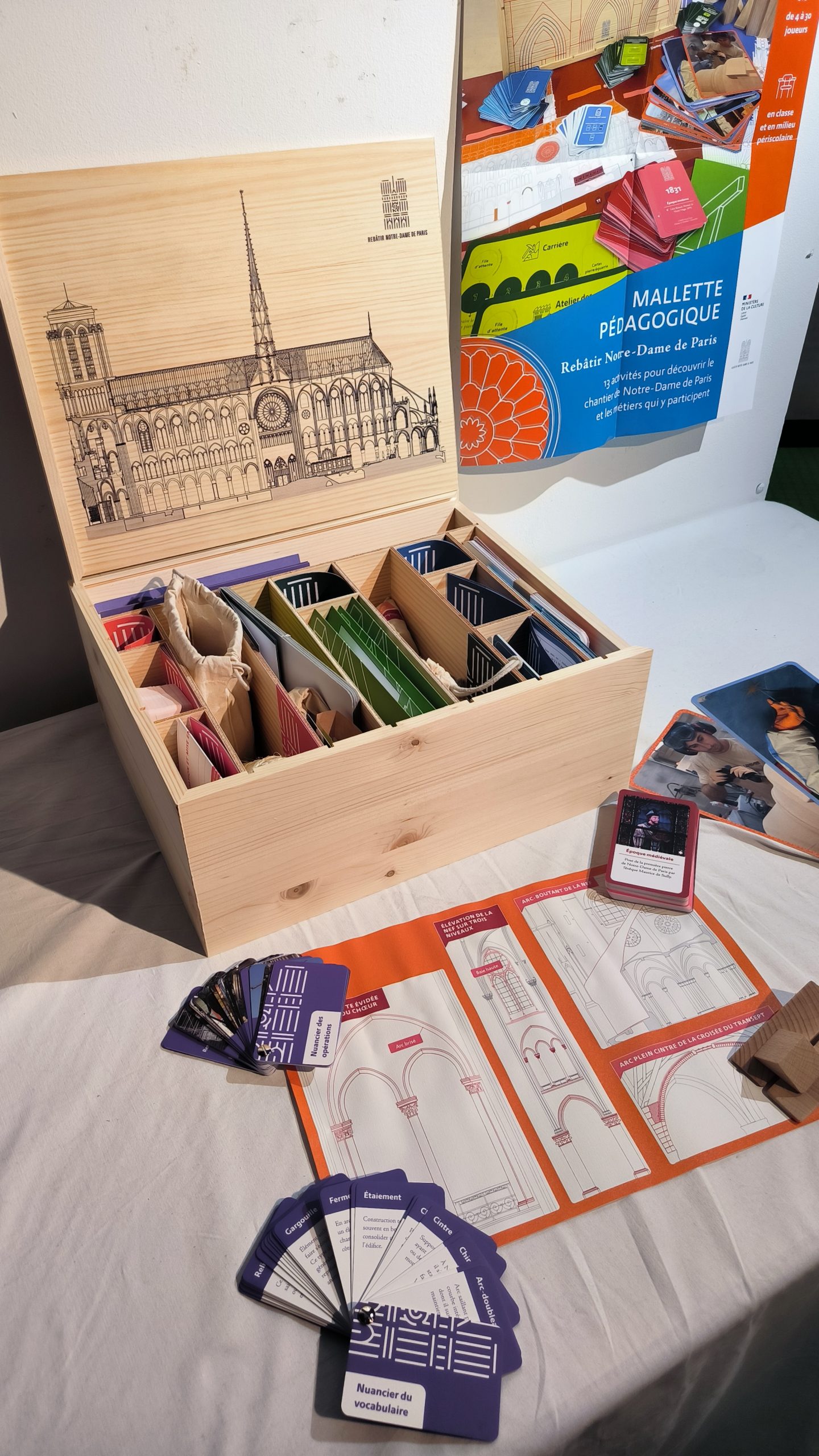 Mallette pédagogique – Rebâtir Notre-Dame de Paris – Lycée Jean de berry